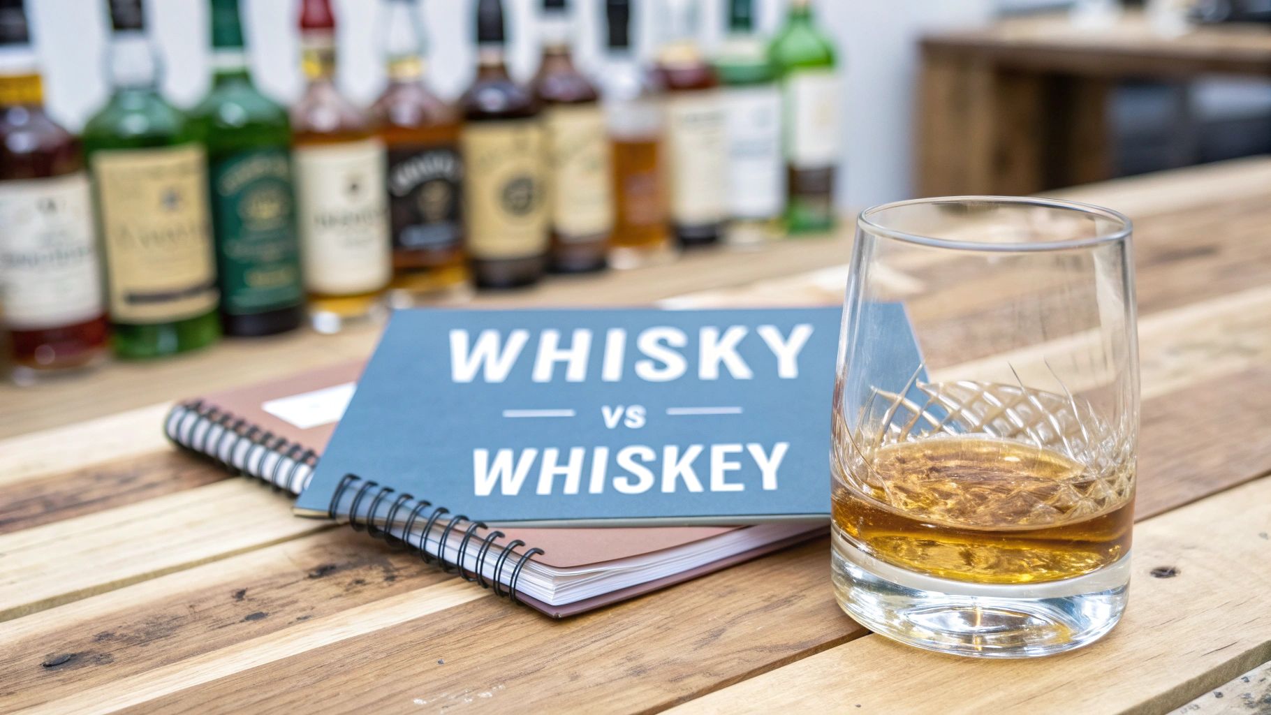 Whisky vs Whiskey Unraveling the Differences in Every Bottle – Blind ...